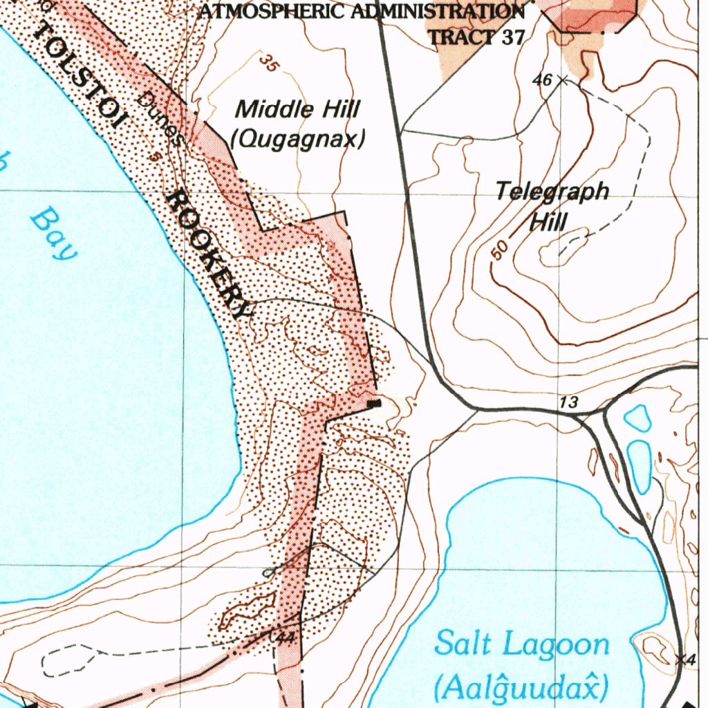 Saint Paul Island West, AK (2001, 25000-Scale) Map by United States ...