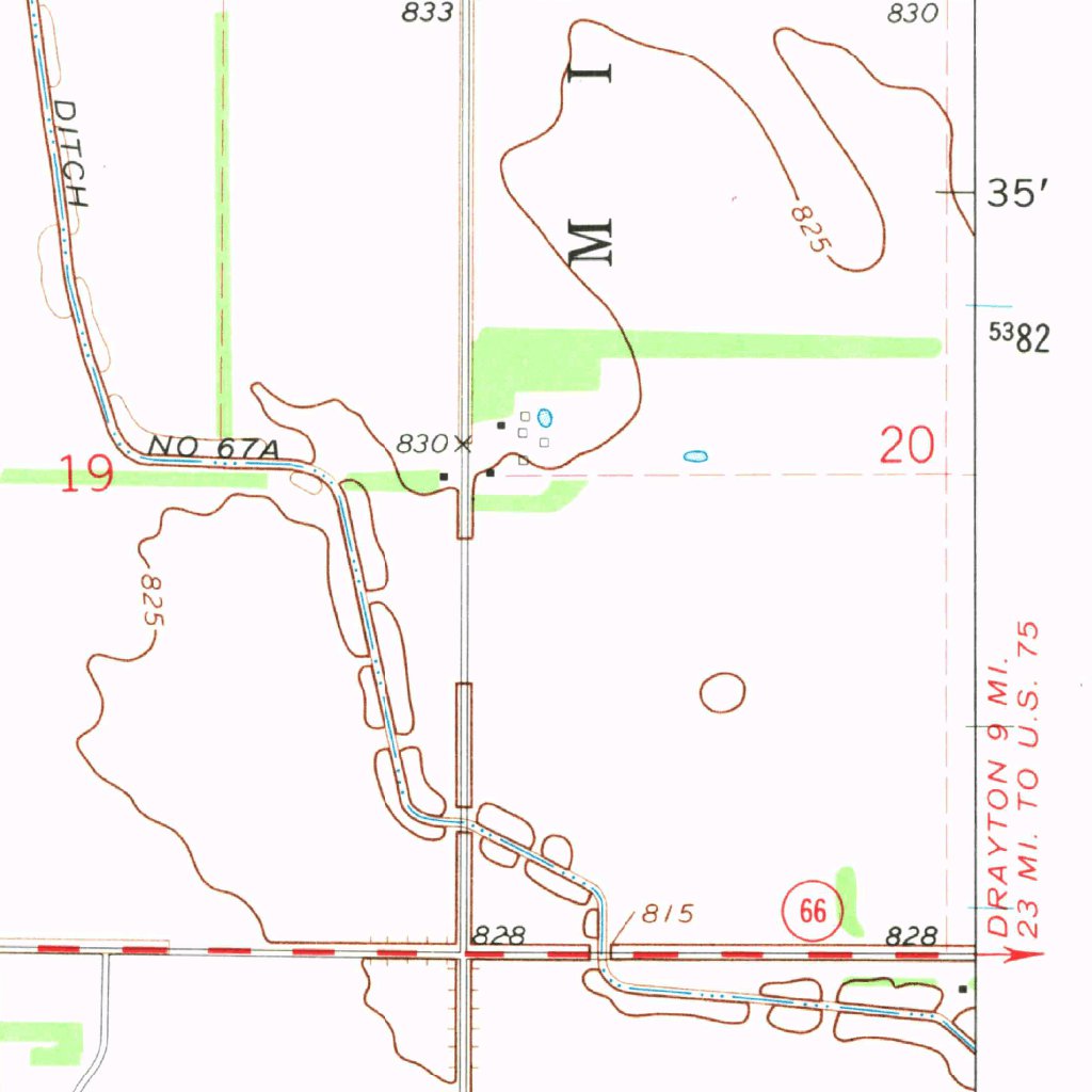 Saint Thomas, ND (1972, 24000-Scale) Map by United States Geological ...