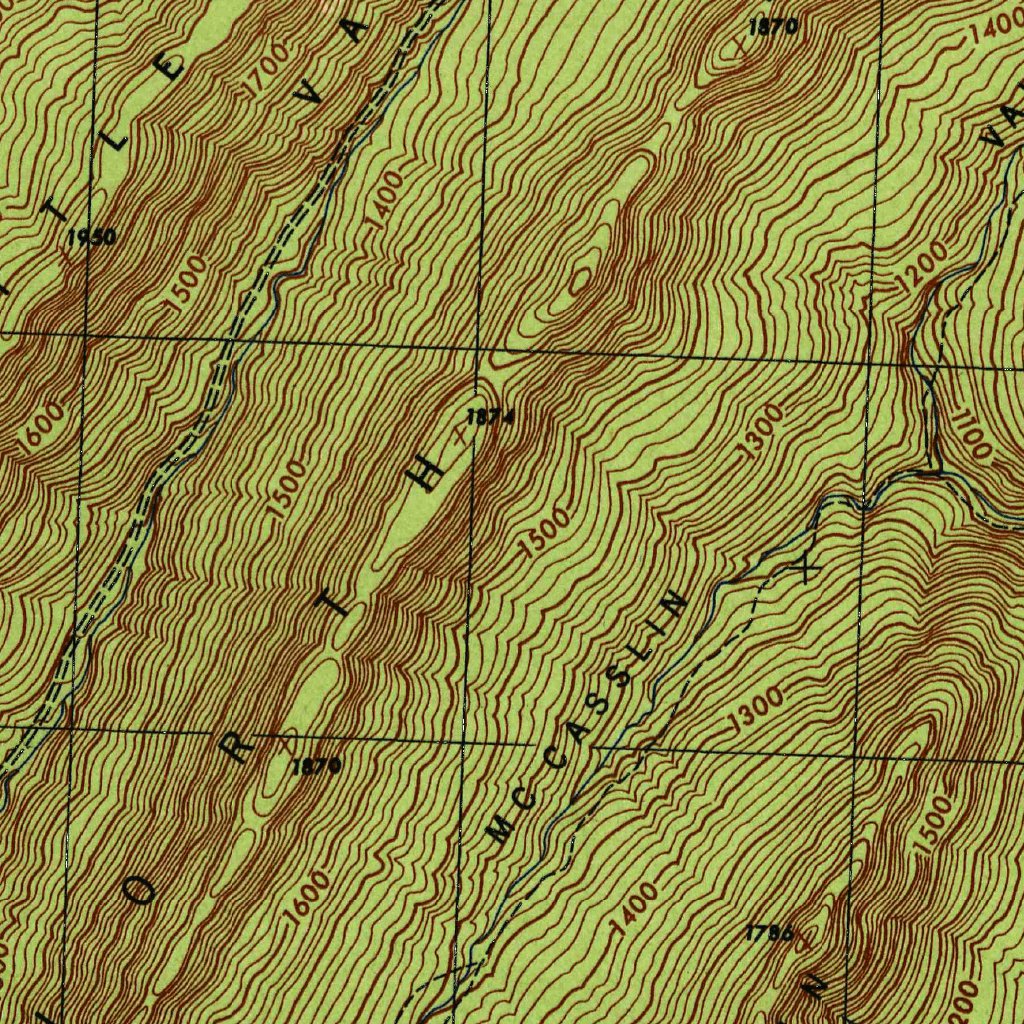 Saint Thomas, PA (1944, 31680-Scale) Map by United States Geological ...