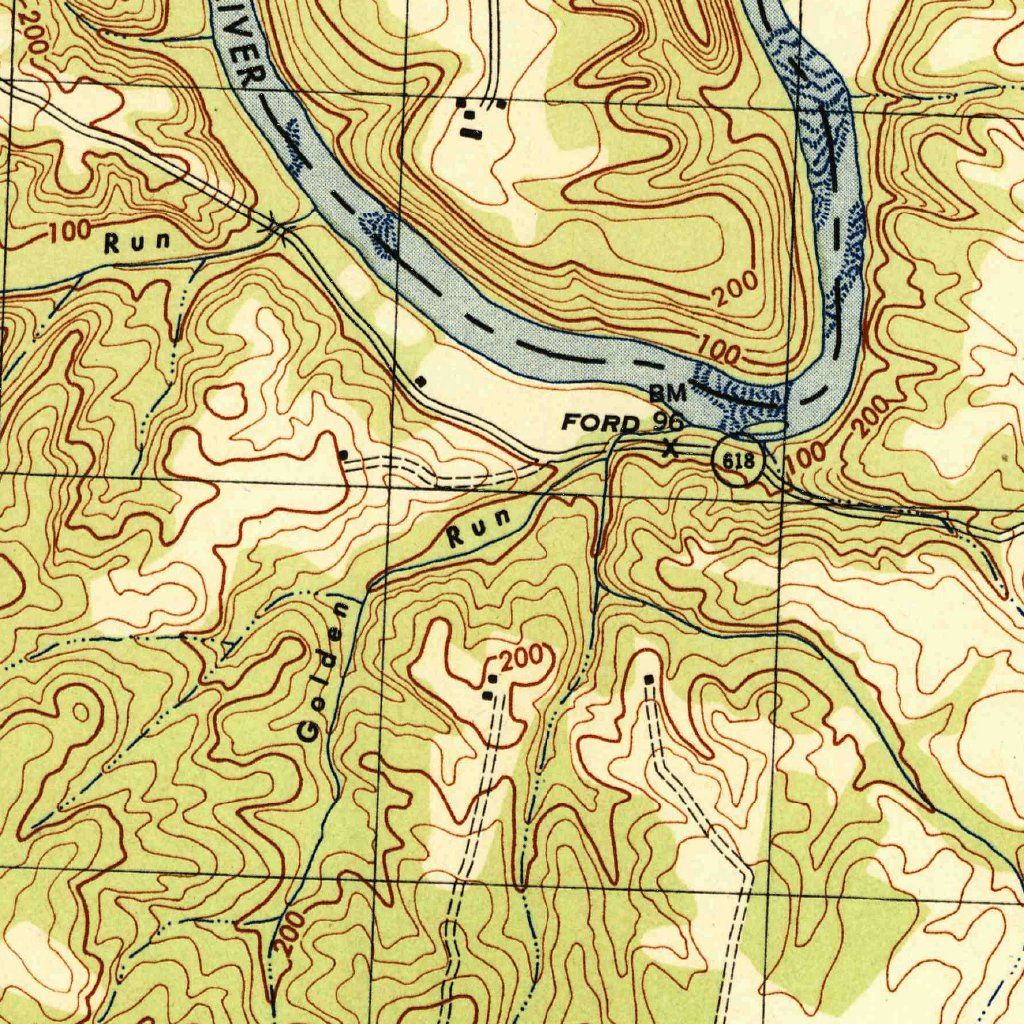 Salem Church, VA (1944, 31680-Scale) Map by United States Geological ...
