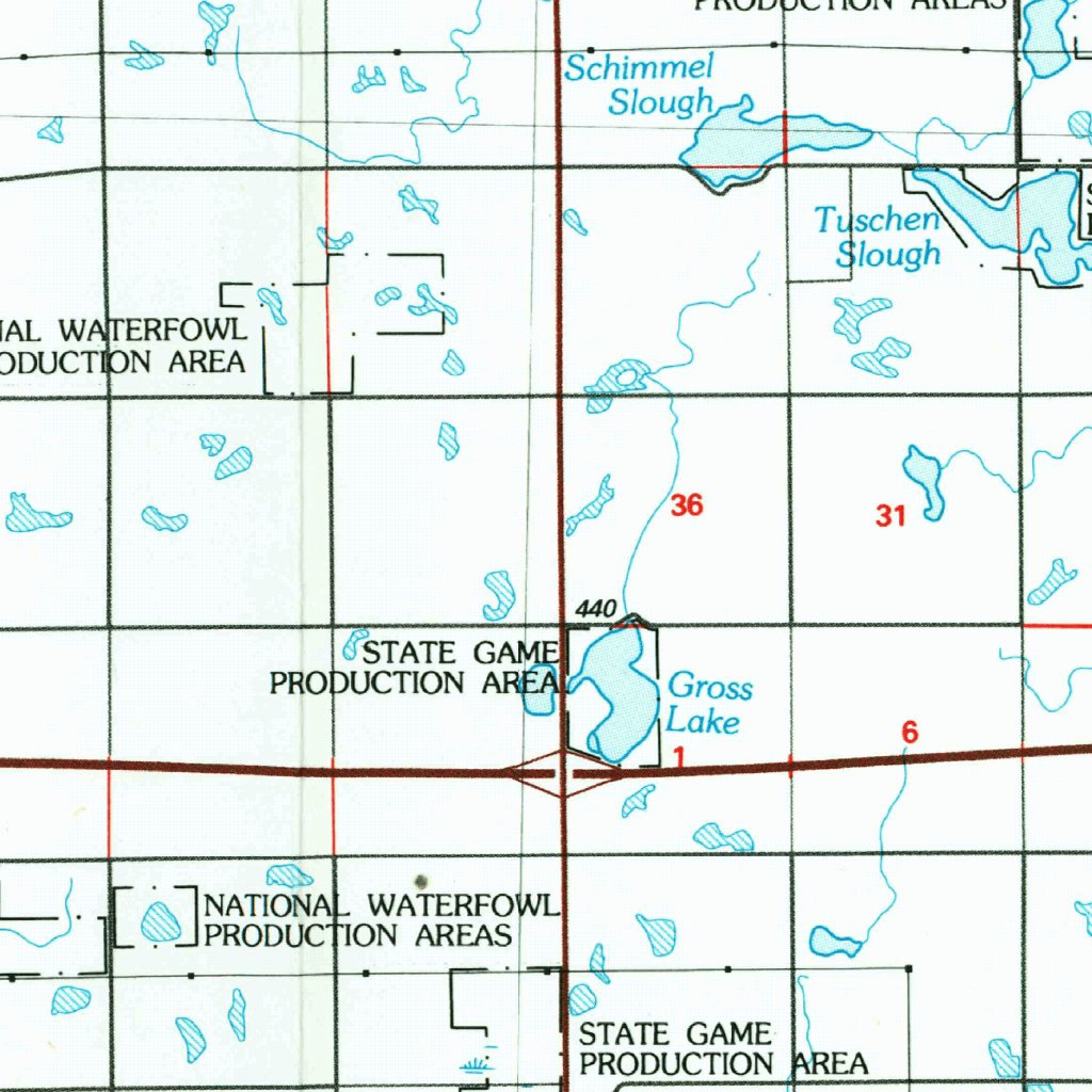 Salem, SD (1985, 100000-Scale) Map by United States Geological Survey ...