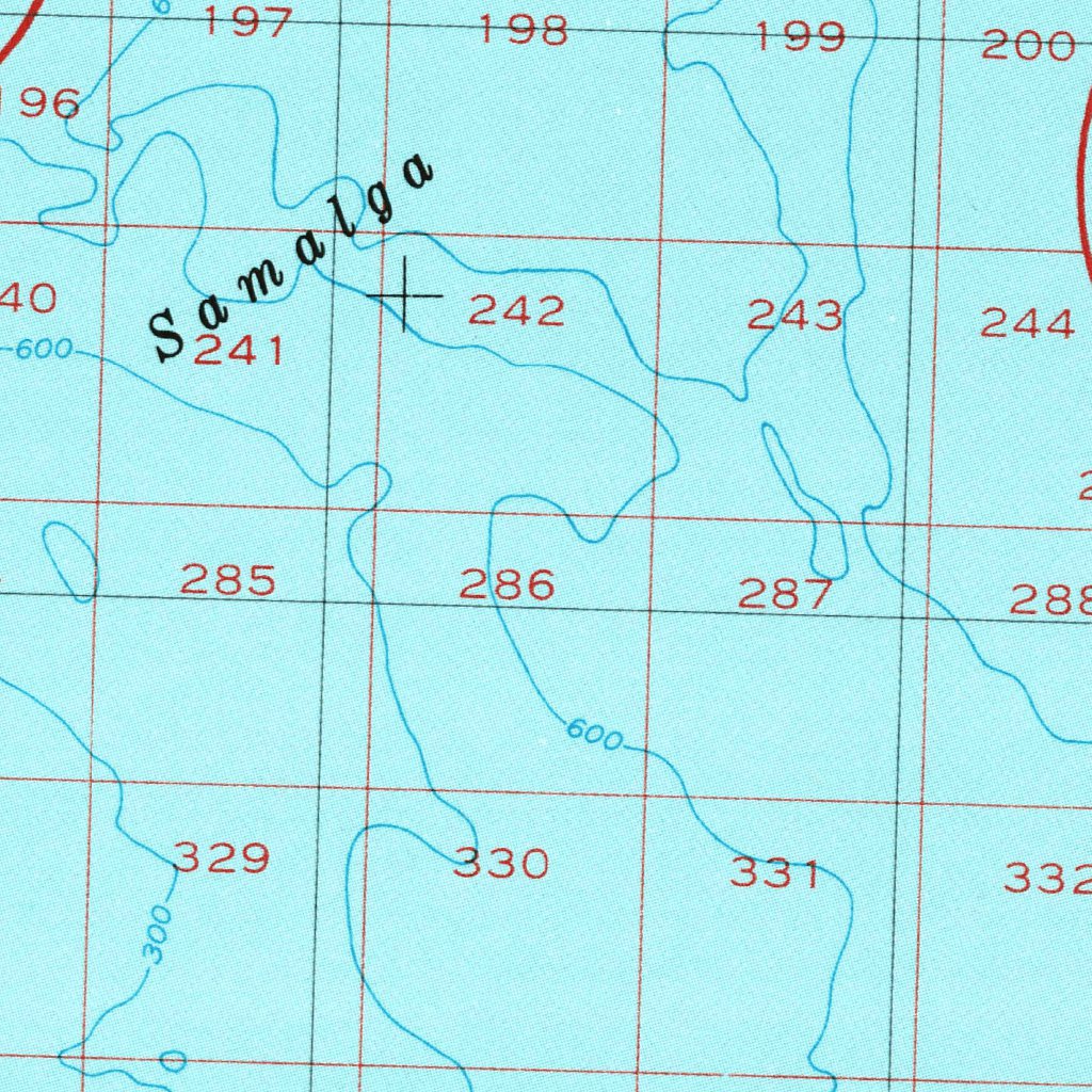 Samalga Island, AK (1951, 250000-Scale) Map by United States Geological ...