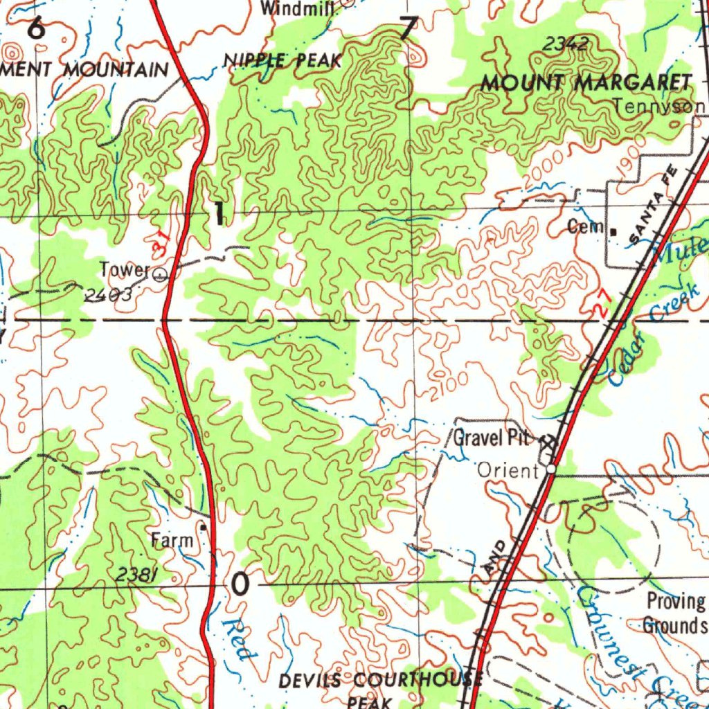 San Angelo, TX (1954, 250000-Scale) Map by United States Geological ...