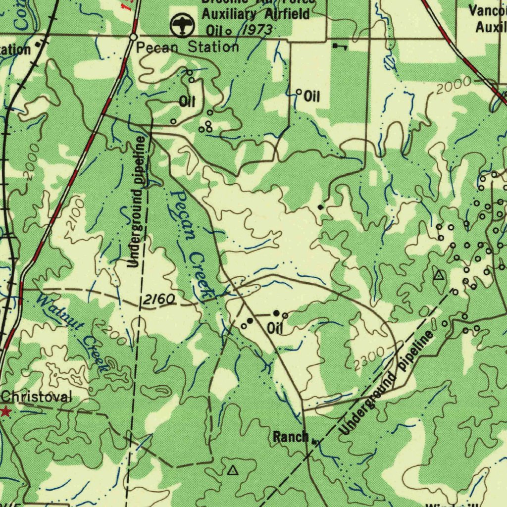 San Angelo, TX (1958, 250000-Scale) Map by United States Geological ...