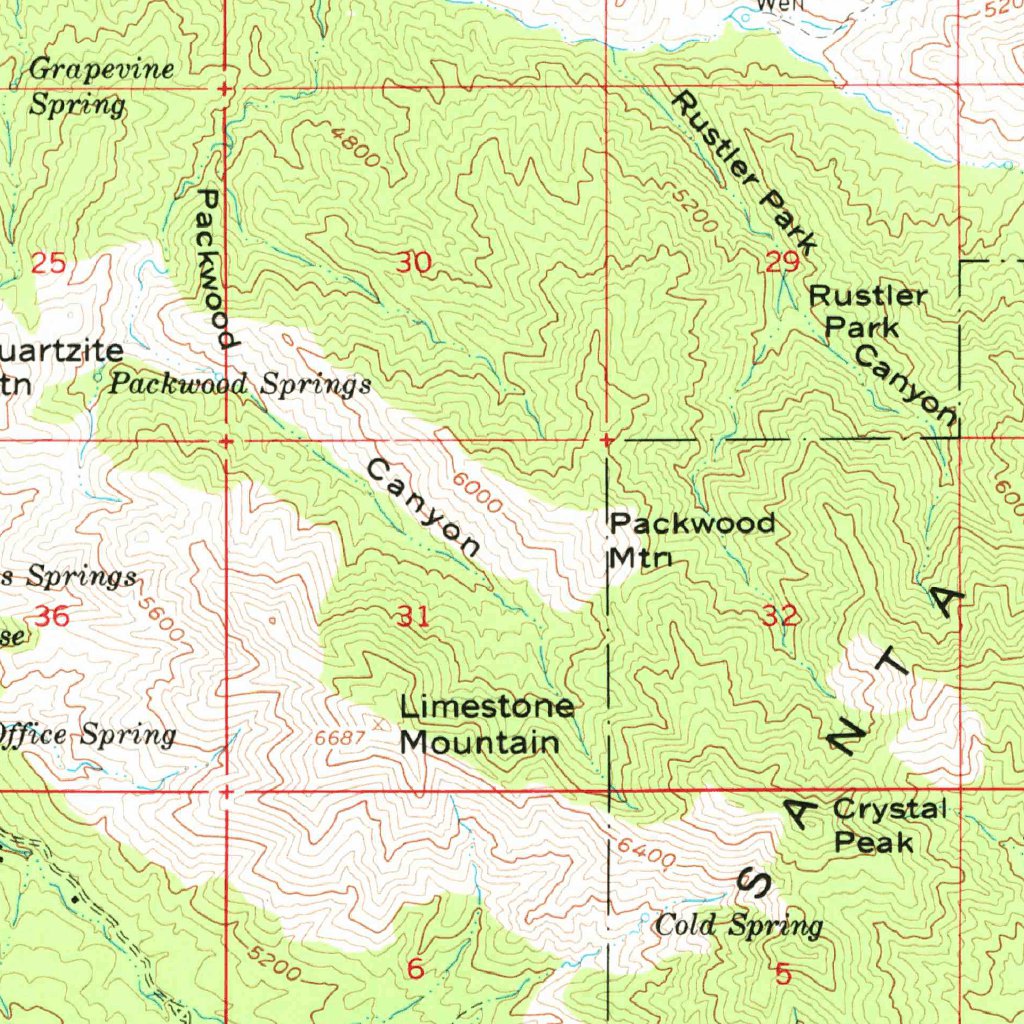 San Carlos Reservoir, AZ (1962, 62500-Scale) Map by United States ...