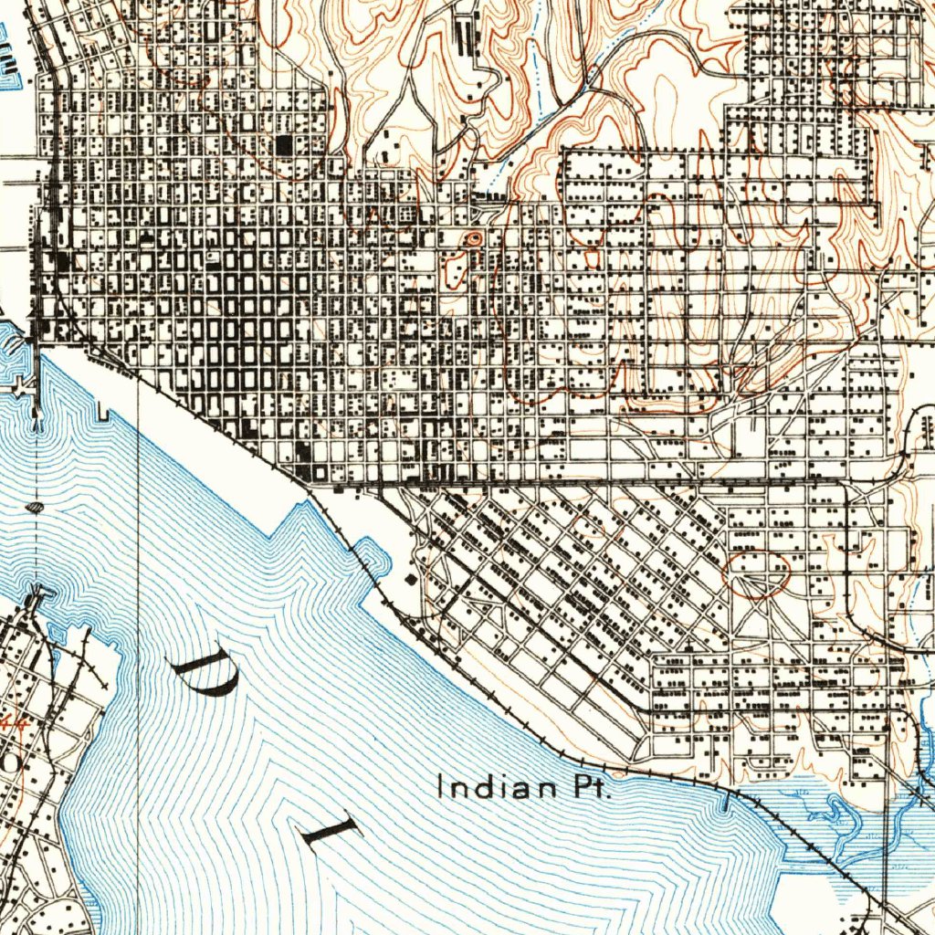 San Diego, CA (1930, 62500-Scale) Map by United States Geological ...