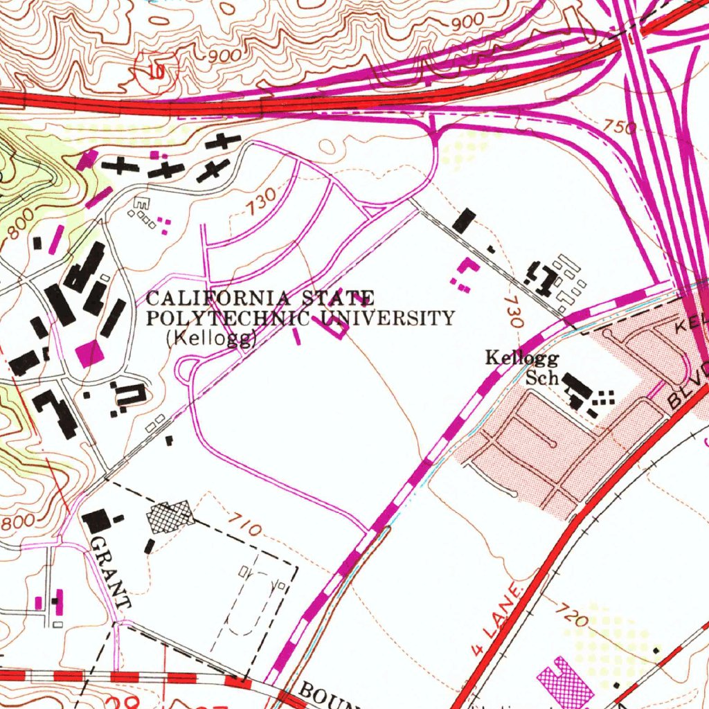 San Dimas, CA (1966, 24000-Scale) Map by United States Geological ...