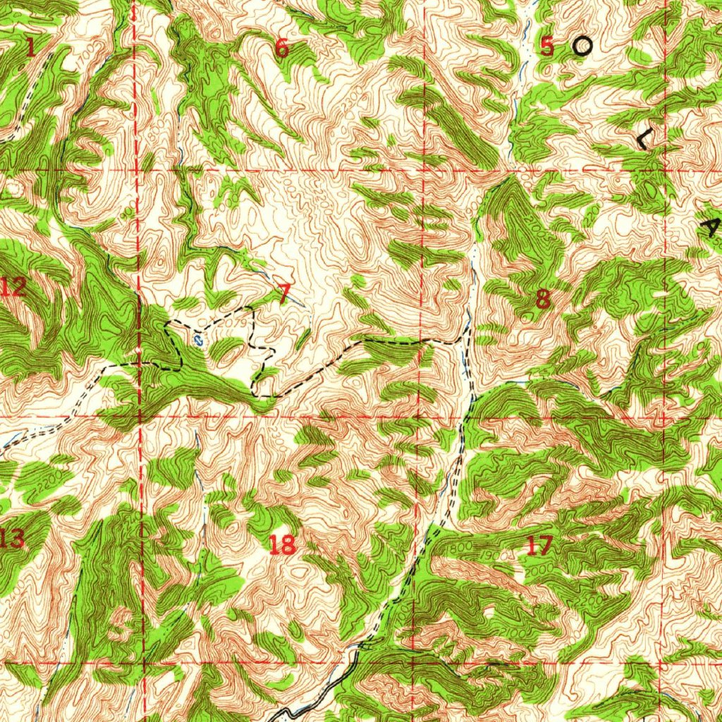 San Miguel, CA (1947, 62500-Scale) Map by United States Geological ...