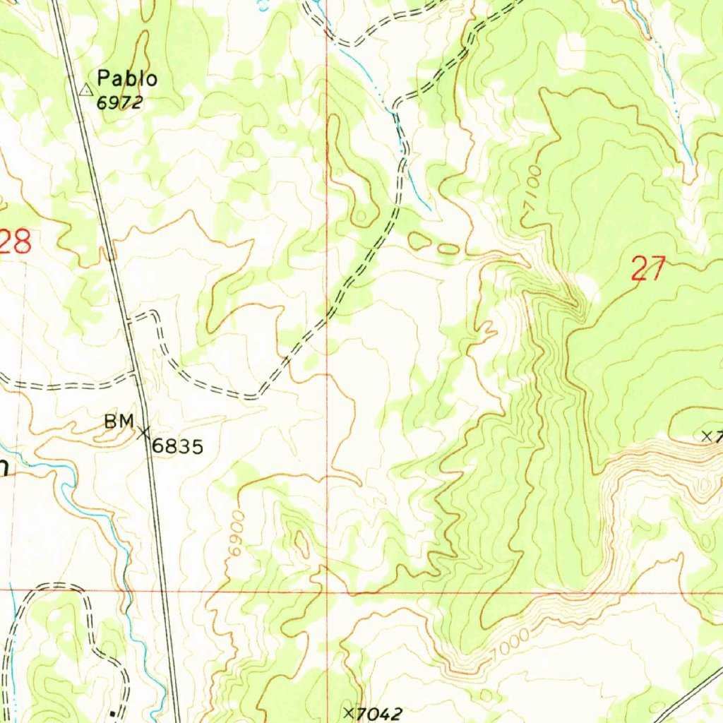 San Pablo, NM (1970, 24000-Scale) Map by United States Geological ...