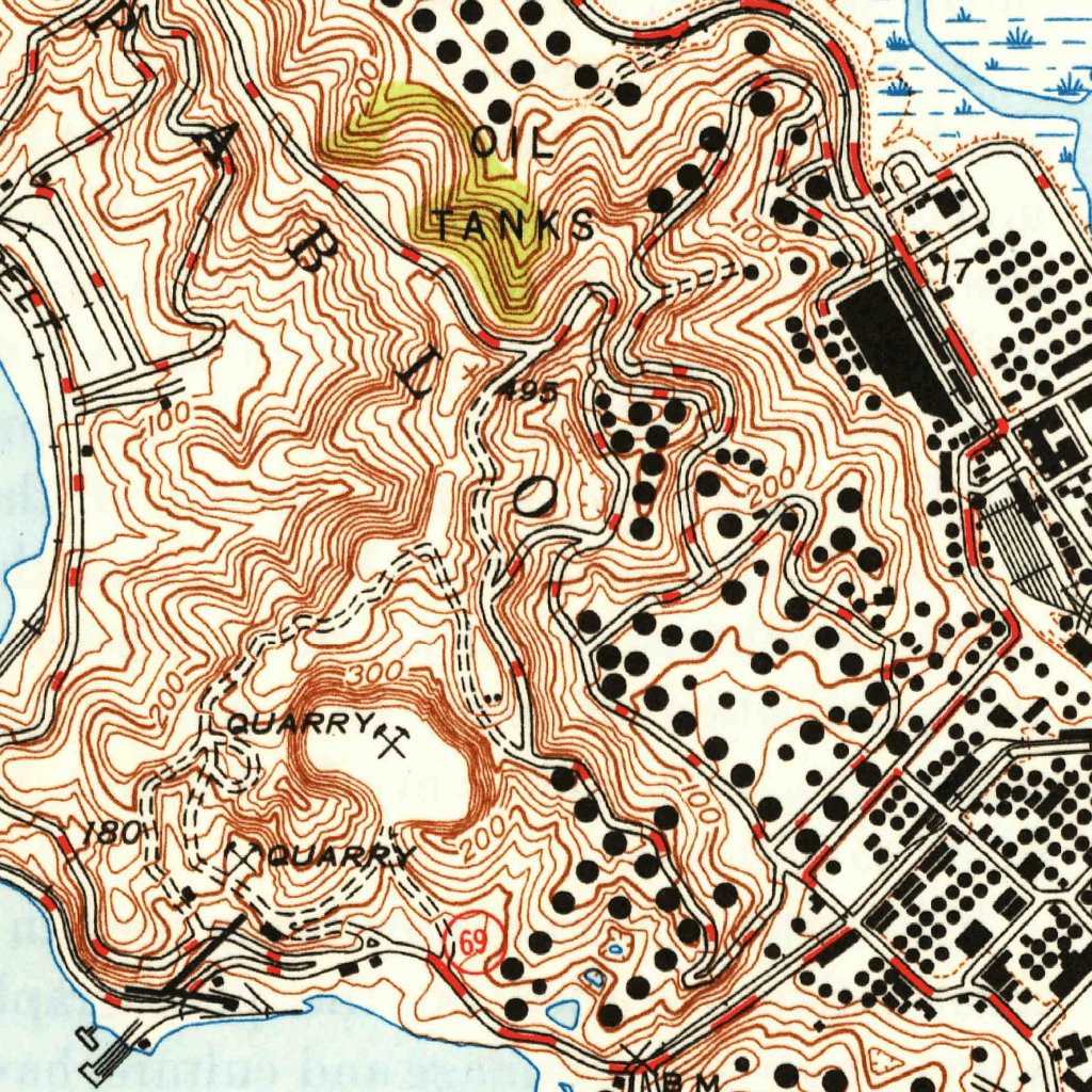 San Quentin, CA (1948, 24000-Scale) Map by United States Geological ...