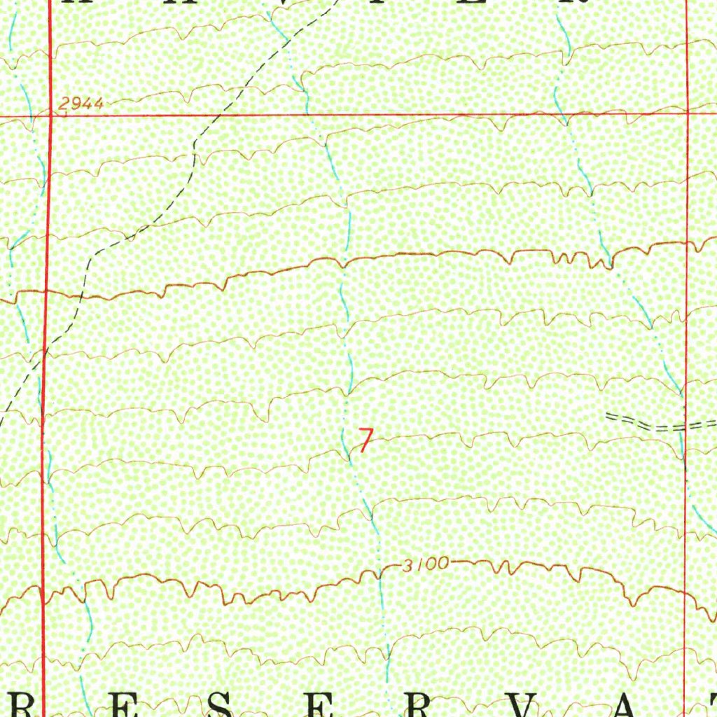 San Xavier Mission SW, AZ (1968, 24000-Scale) Map by United States ...