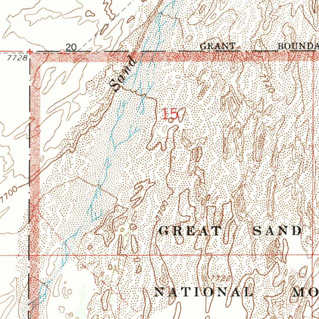 Sand Camp, CO (1967, 24000-Scale) Map by United States Geological ...