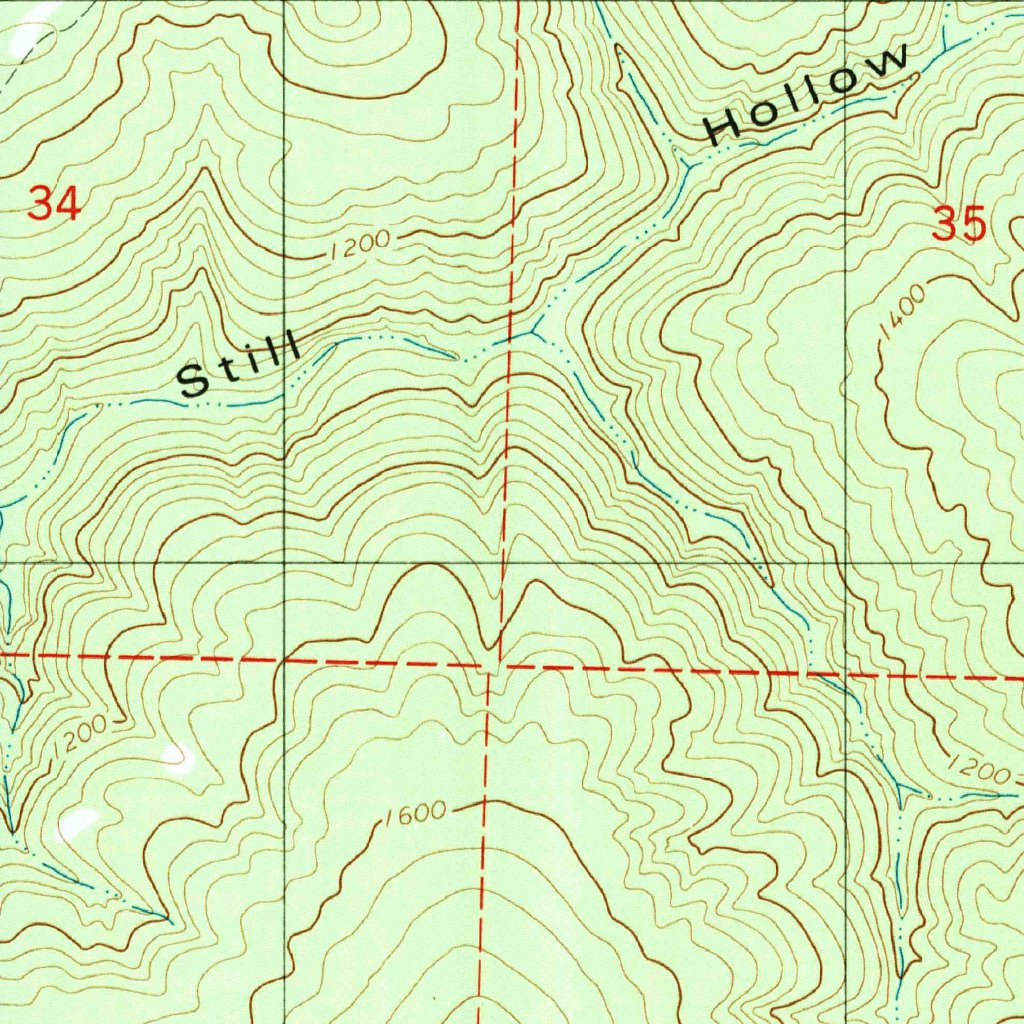 Sand Gap, AR (1980, 24000-Scale) Map by United States Geological Survey ...