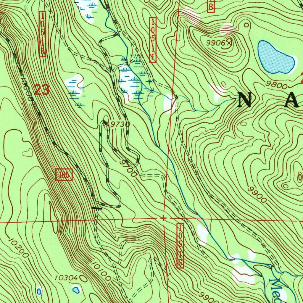 Sand Lake, WY (1992, 24000-Scale) Map by United States Geological ...
