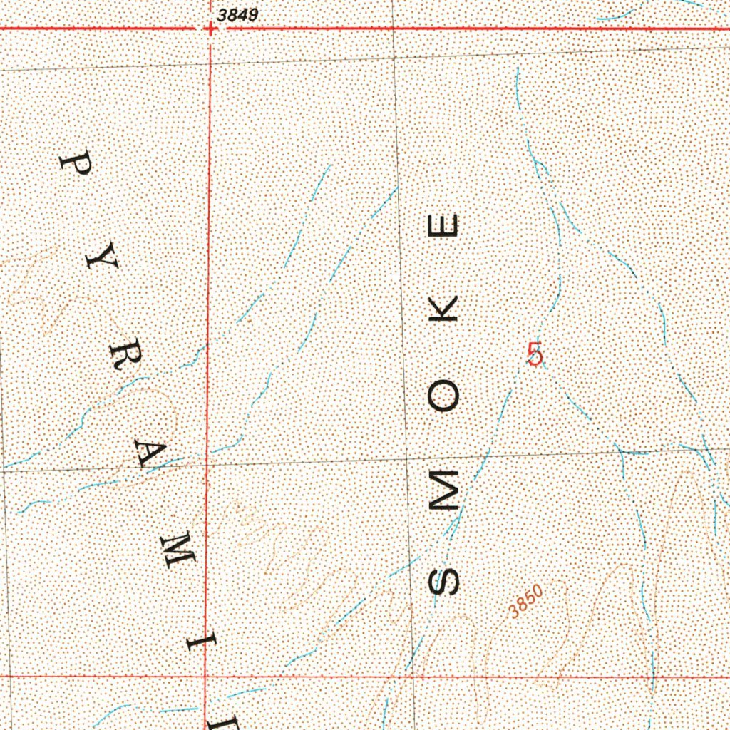 Sand Pass, NV (1980, 24000-Scale) Map by United States Geological ...