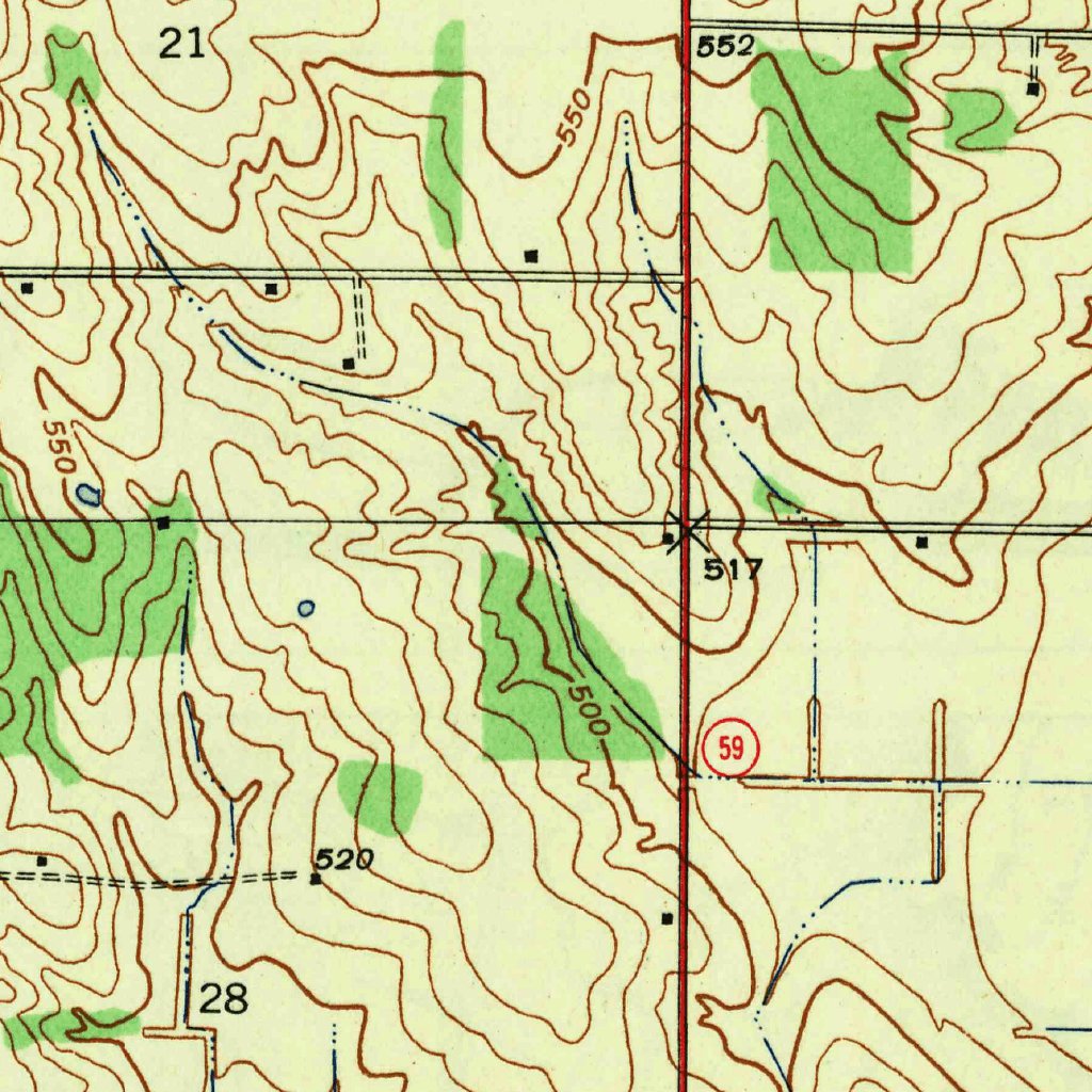 Sandborn, IN (1943, 24000-Scale) Map by United States Geological Survey ...