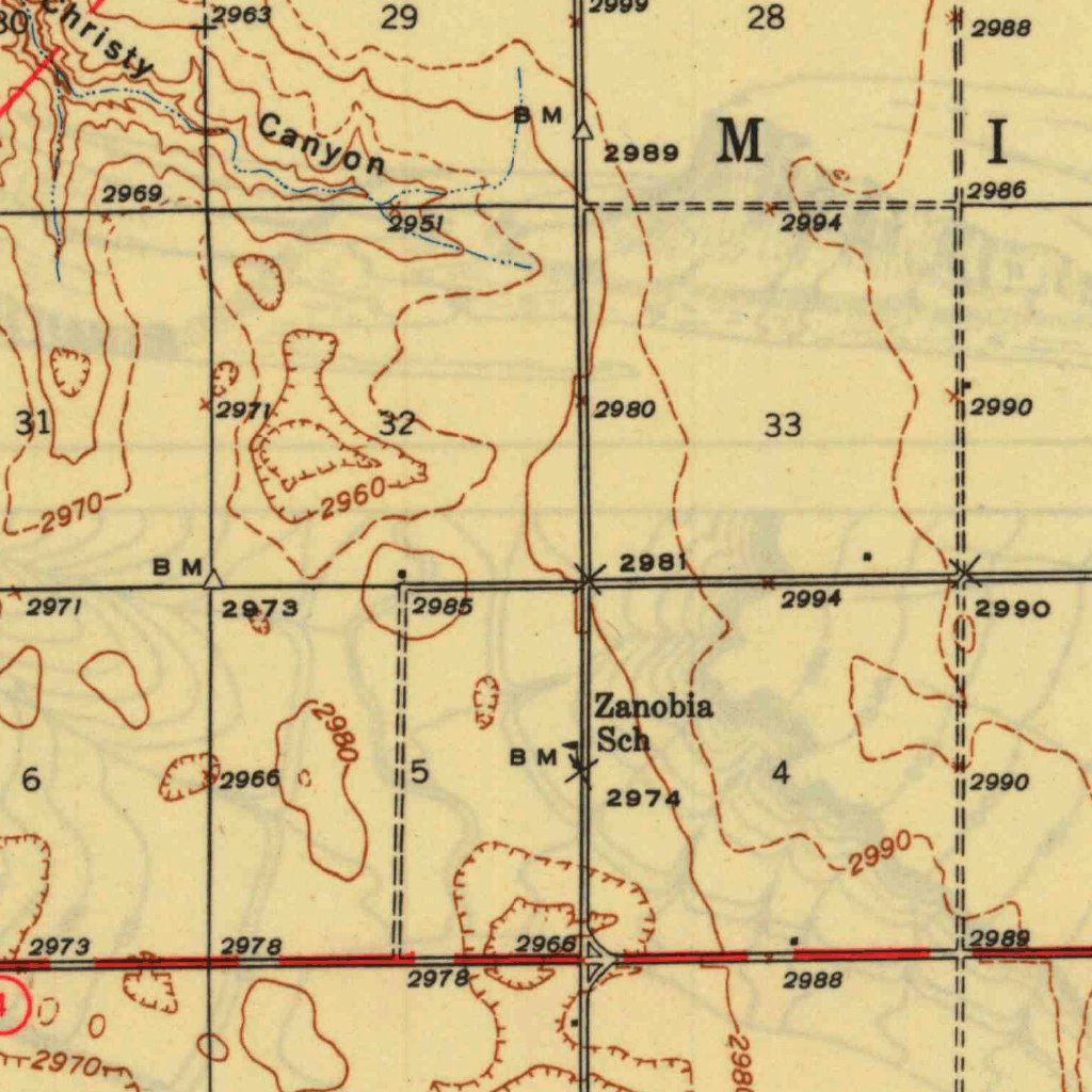 Sandon, KS (1942, 62500-Scale) Map by United States Geological Survey ...