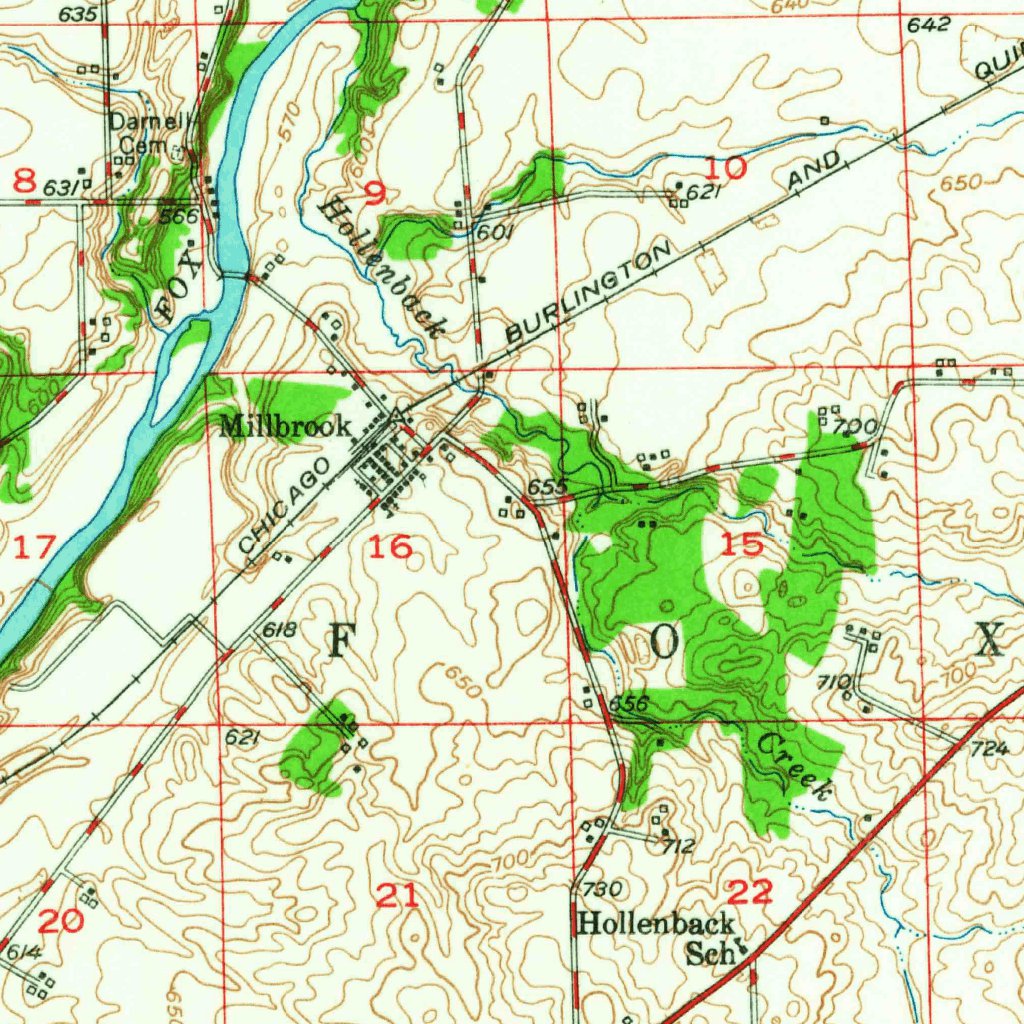 Sandwich, IL (1948, 62500-Scale) Map by United States Geological Survey ...
