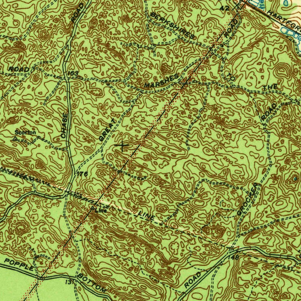 Sandwich, MA (1938, 31680-Scale) Map by United States Geological Survey ...