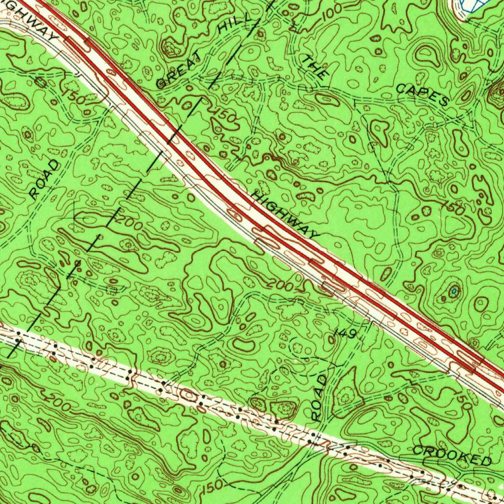 Sandwich, MA (1957, 24000-Scale) Map by United States Geological Survey ...