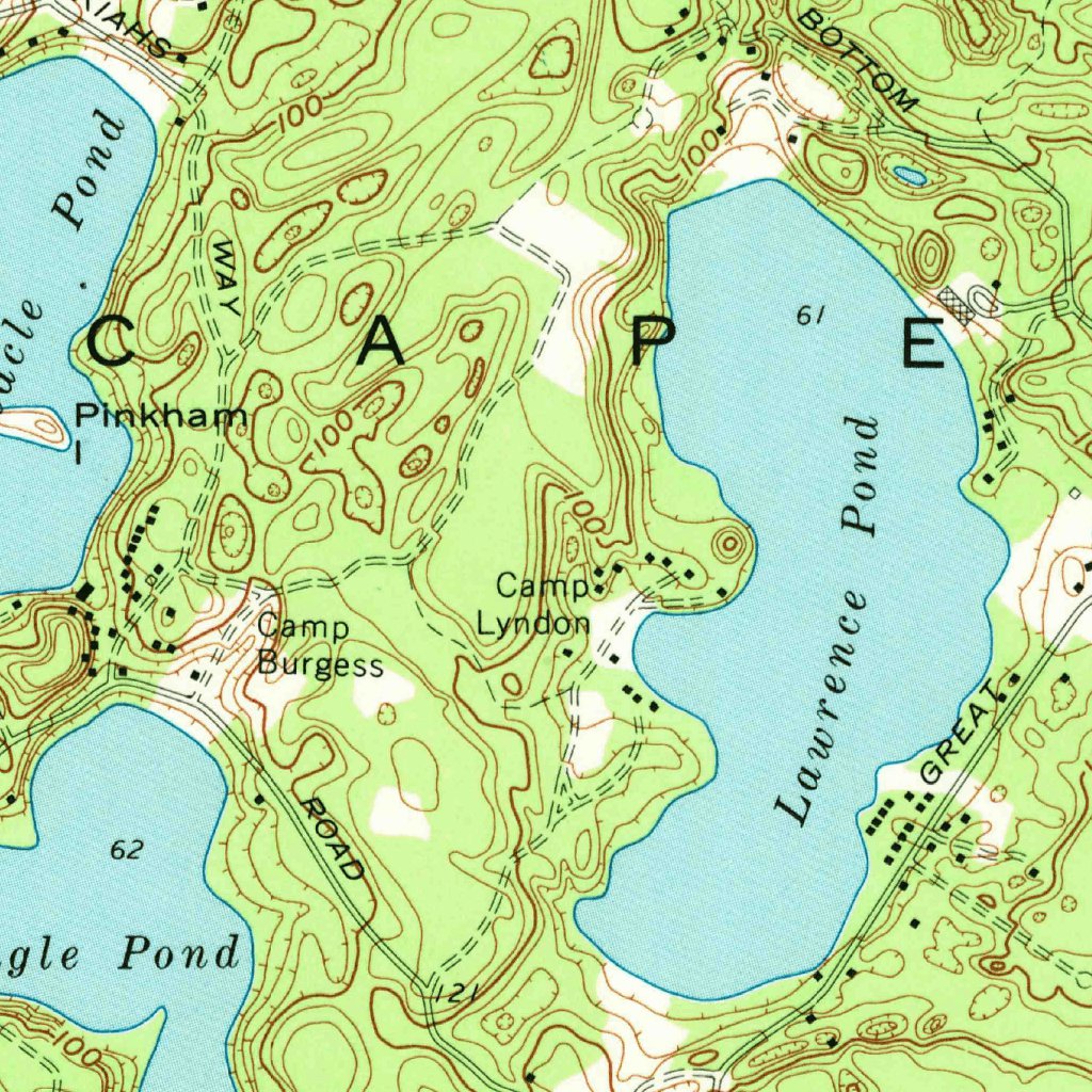 Sandwich, MA (1972, 24000-Scale) Map by United States Geological Survey ...