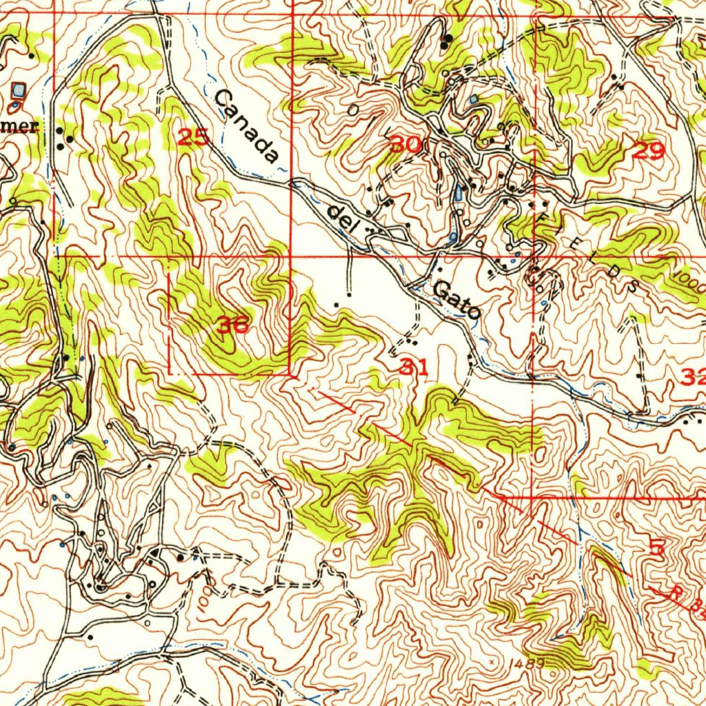 Santa Maria, CA (1947, 62500-Scale) Map by United States Geological ...