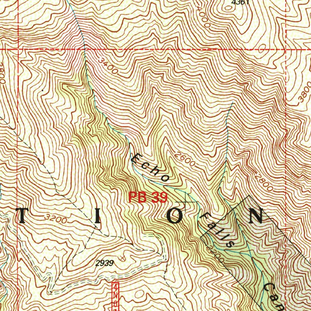 Santa Paula Peak, CA (1995, 24000-Scale) Map by United States ...