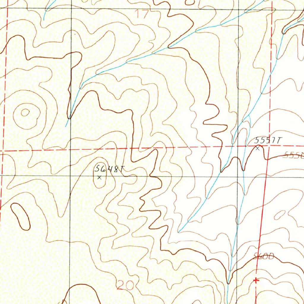 Saunders Draw, AZ (1986, 24000-Scale) Map by United States Geological ...