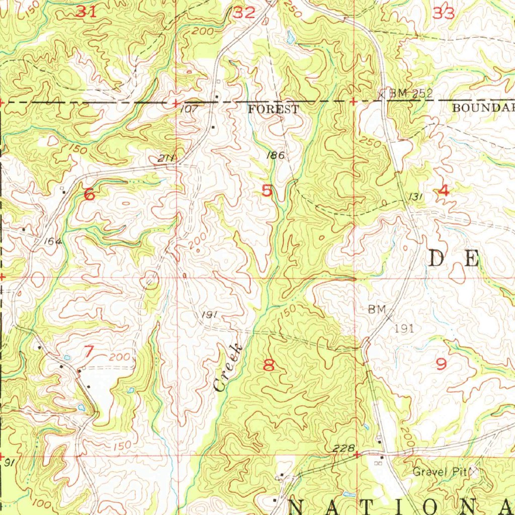 Savannah, MS (1955, 62500-Scale) Map by United States Geological Survey ...