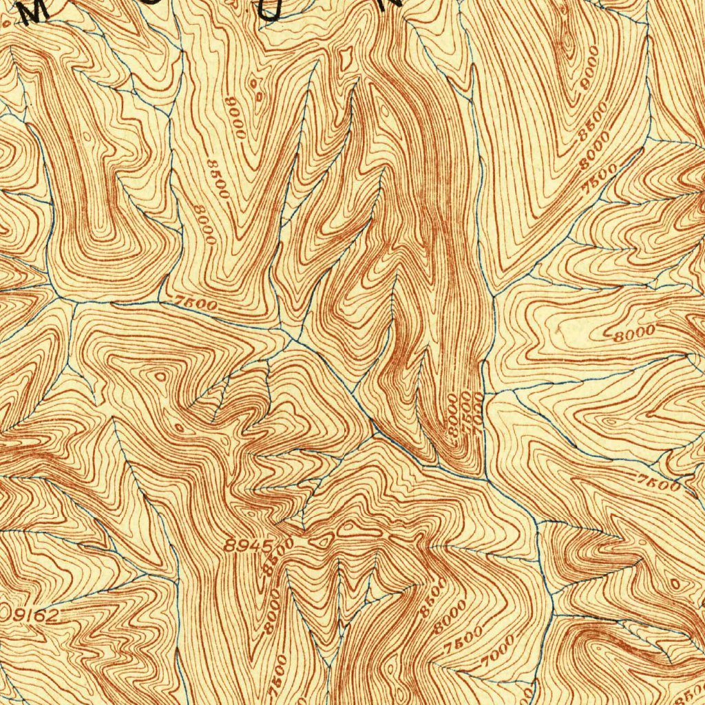 Sawtooth, ID (1900, 125000-Scale) Map by United States Geological ...