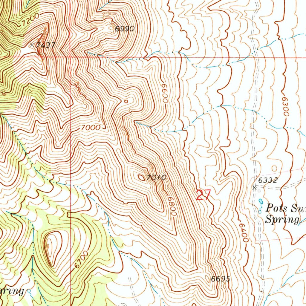 Sawtooth Peak, UT (1971, 24000-Scale) Map by United States Geological ...