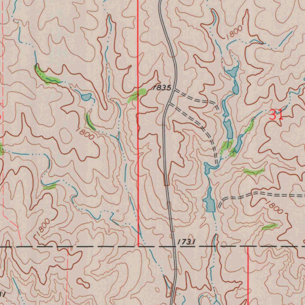 Sawyer, KS (1973, 24000-Scale) Map by United States Geological Survey ...