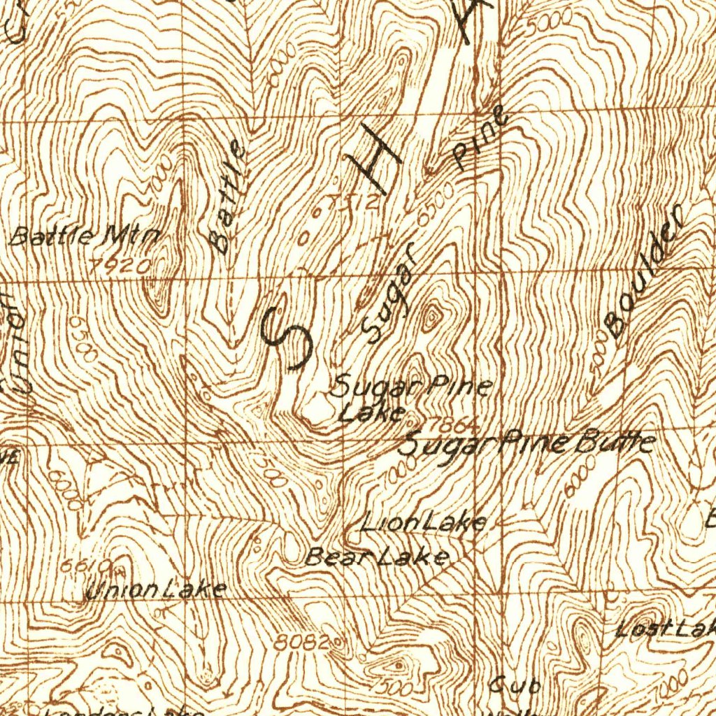 Sawyers Bar, CA (1931, 96000-Scale) Map by United States Geological ...