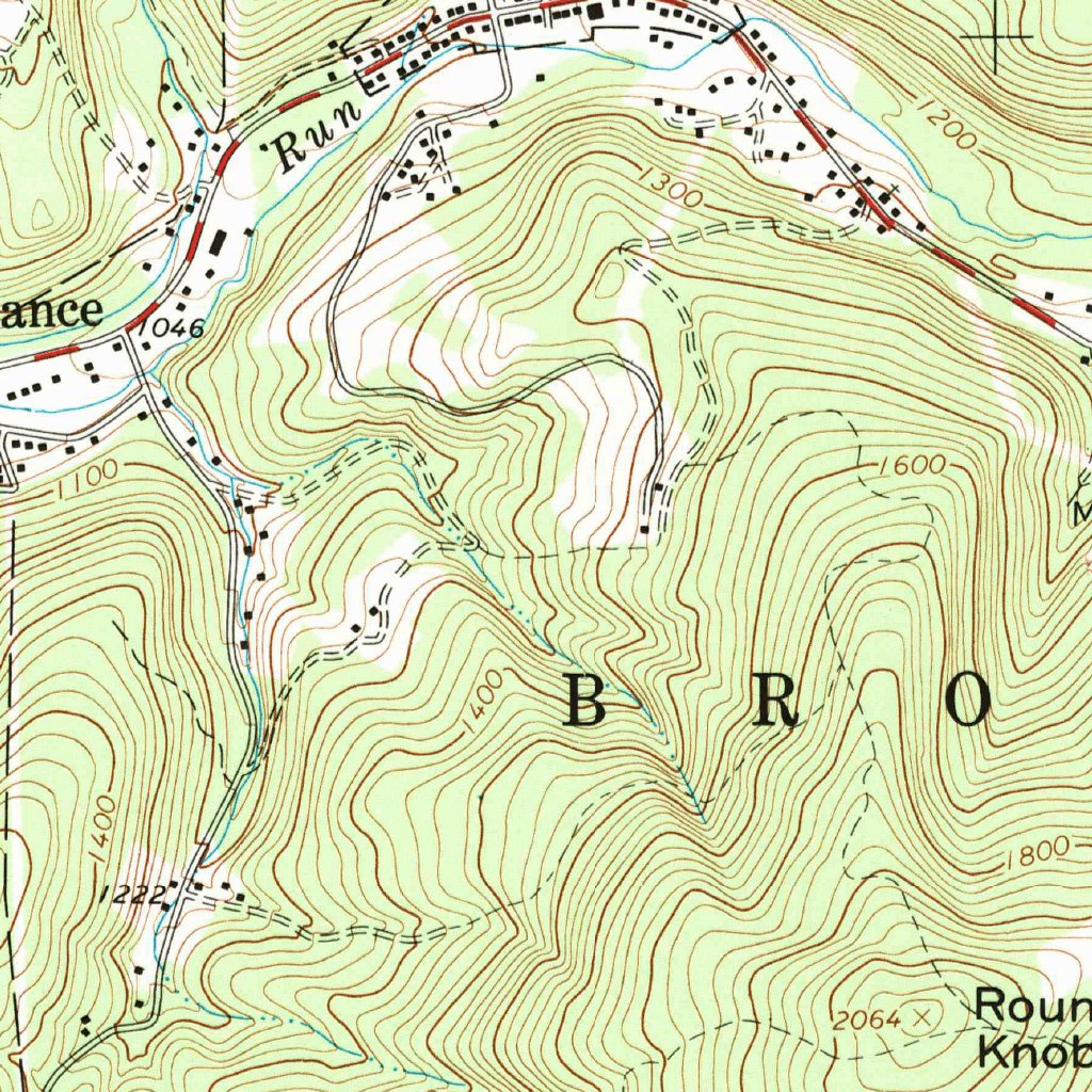 Saxton, PA (1968, 24000-Scale) Map by United States Geological Survey ...