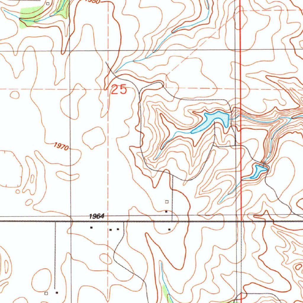 Sayre, OK (1989, 24000-Scale) Map by United States Geological Survey ...