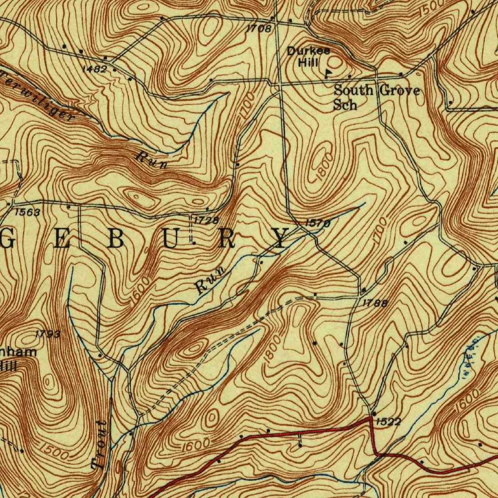 Sayre, PA-NY (1942, 62500-Scale) Map by United States Geological Survey ...