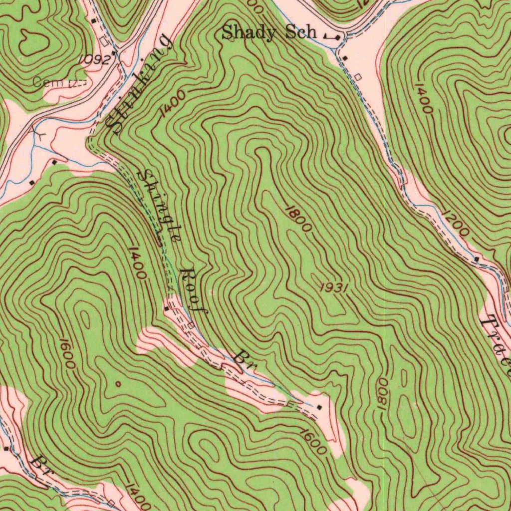 Scalf, KY (1954, 24000-Scale) Map by United States Geological Survey ...