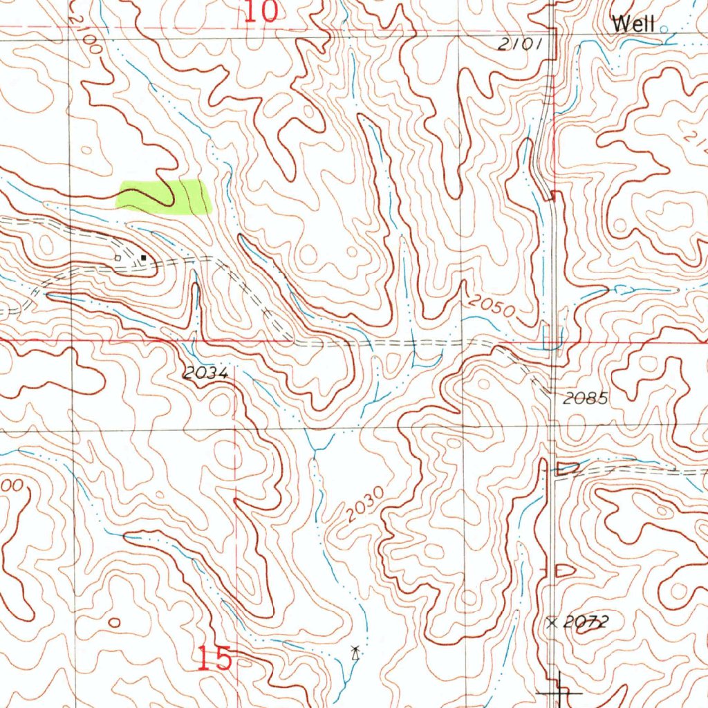 Schell Buttes SW, ND (1979, 24000-Scale) Map by United States ...