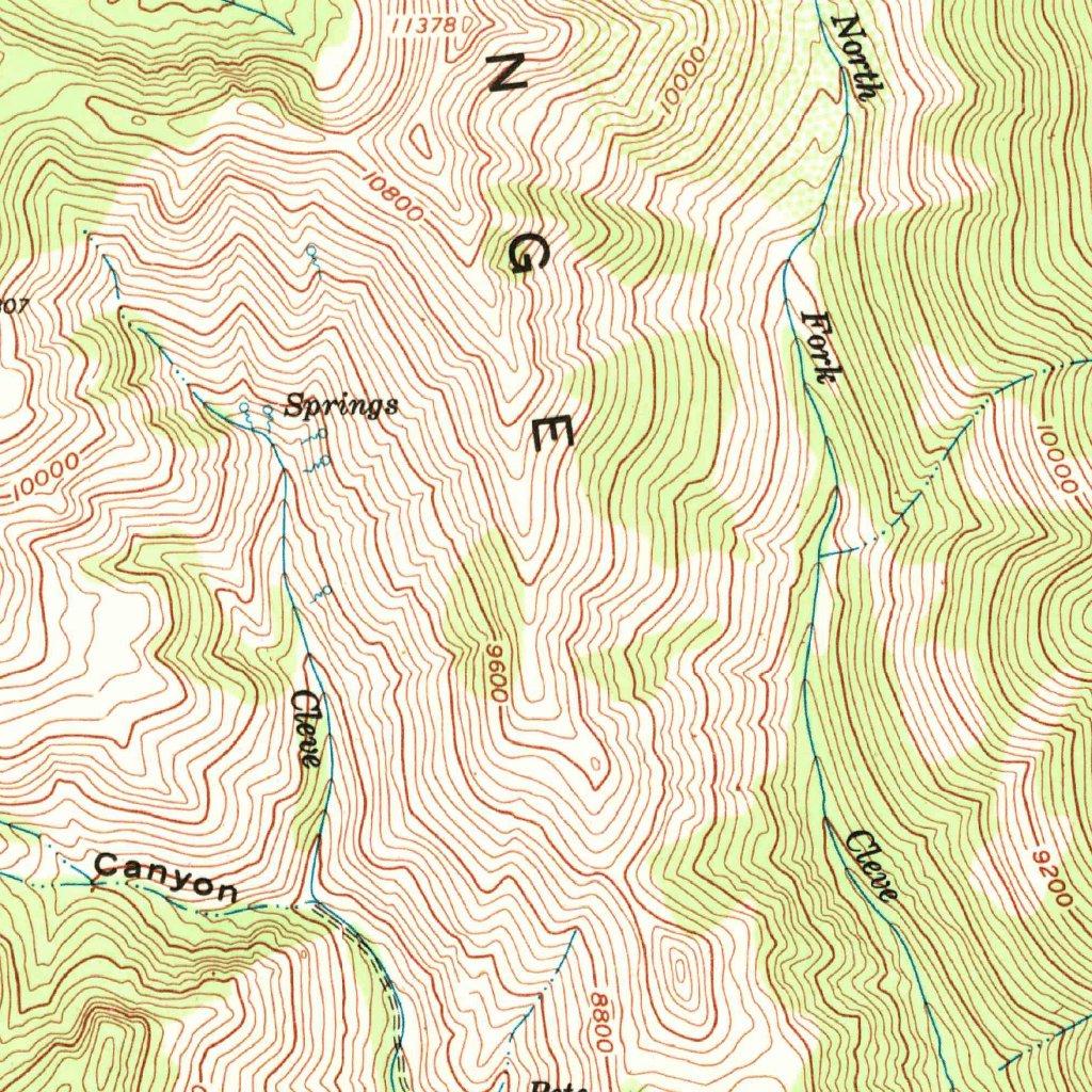 Schell Peaks, NV (1959, 62500-Scale) Map by United States Geological ...