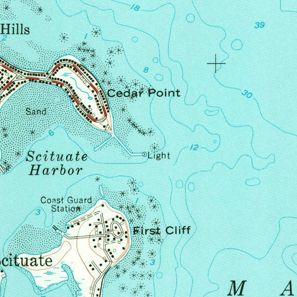 Scituate, MA (1961, 24000-Scale) Map by United States Geological Survey ...