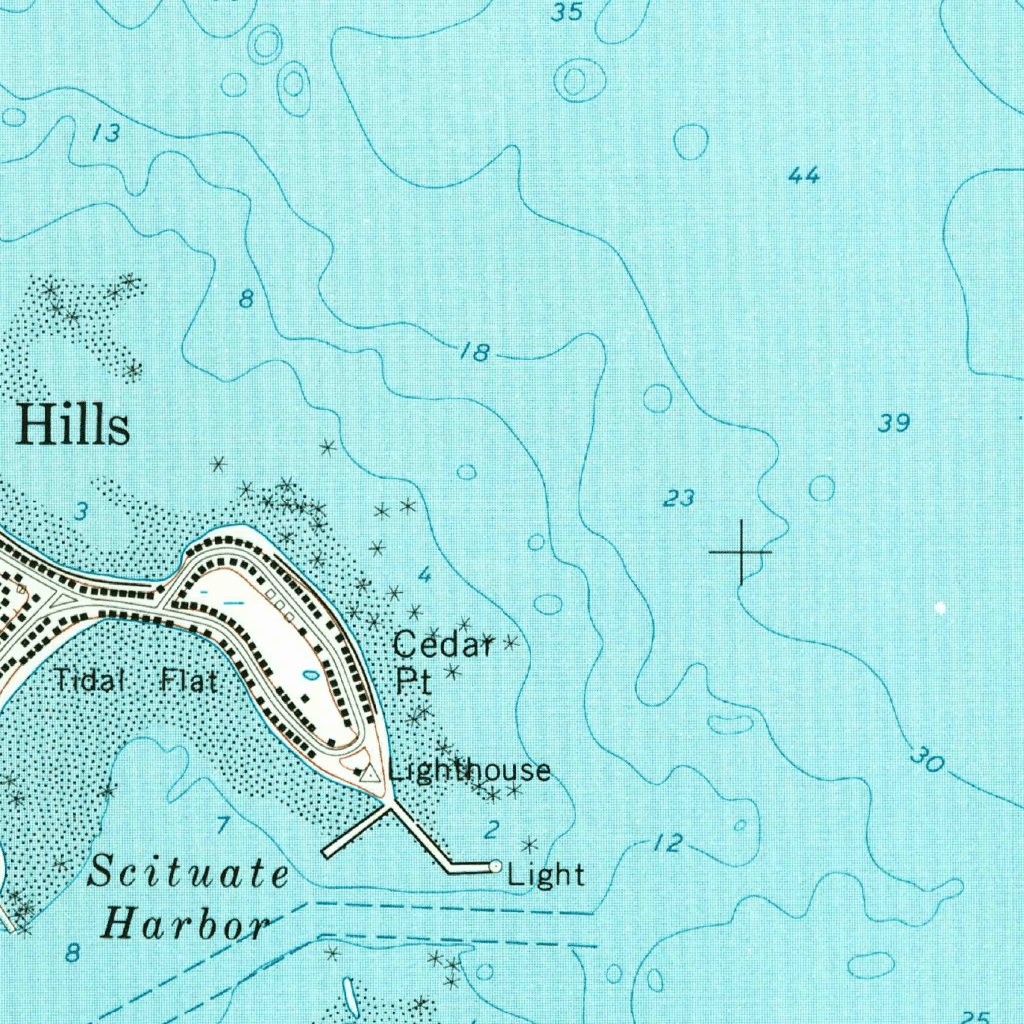 Scituate, MA (1974, 24000-Scale) Map by United States Geological Survey ...