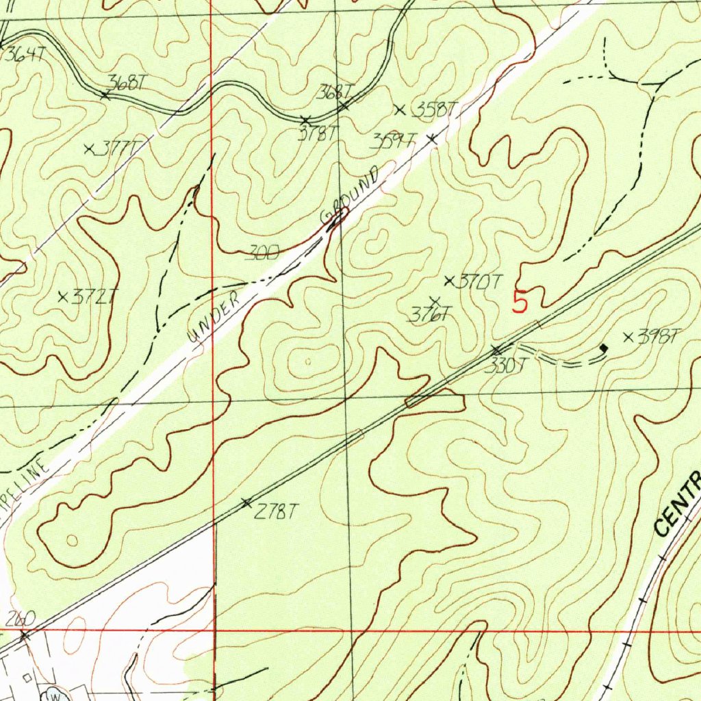 Scobey, MS (1983, 24000-Scale) Map by United States Geological Survey ...