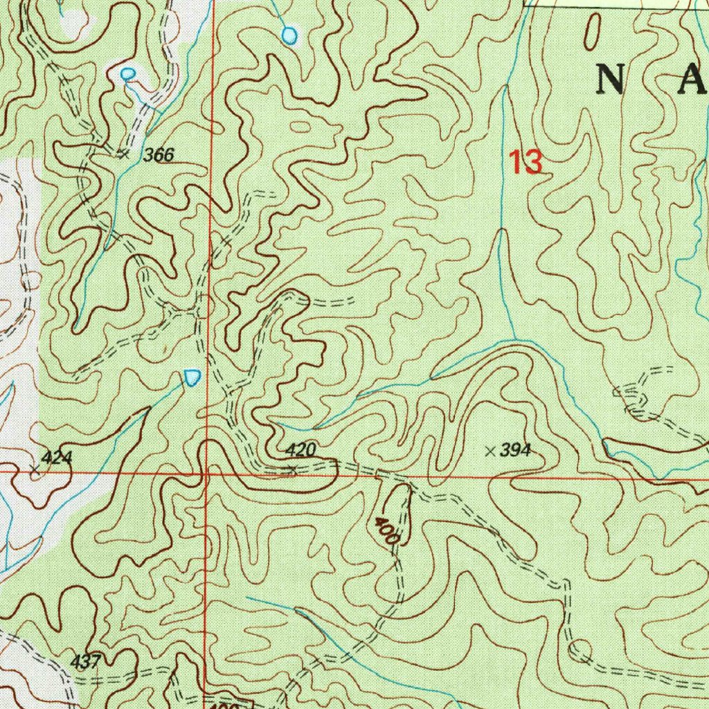 Scobey, MS (2000, 24000-Scale) Map by United States Geological Survey ...