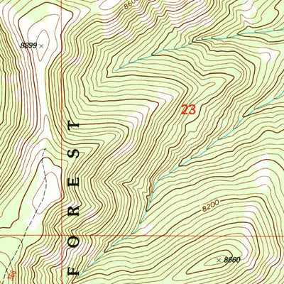 Scofield Reservoir, UT (2001, 24000-Scale) Map by United States ...