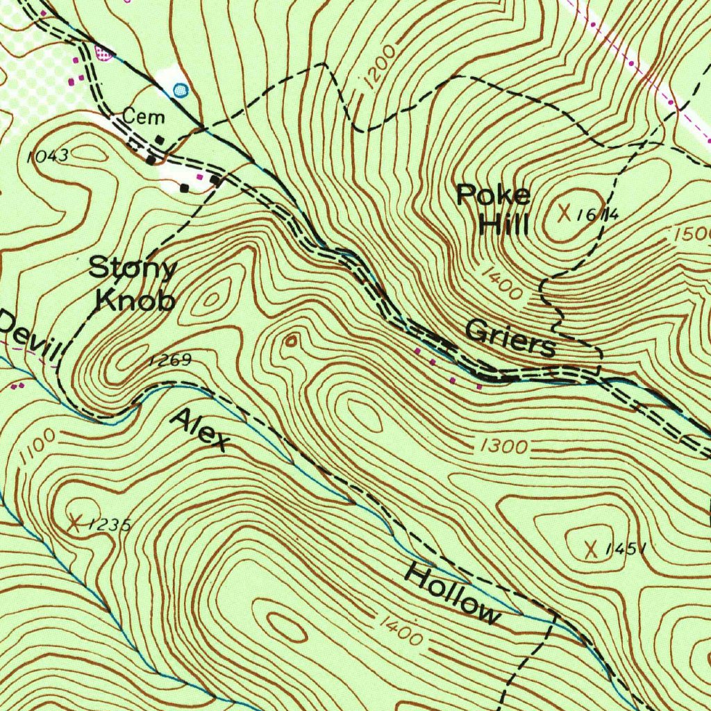 Scotland, PA (1944, 24000-Scale) Map by United States Geological Survey ...