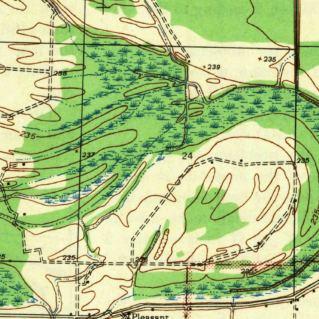 Scott, AR (1942, 31680-Scale) Map by United States Geological Survey ...