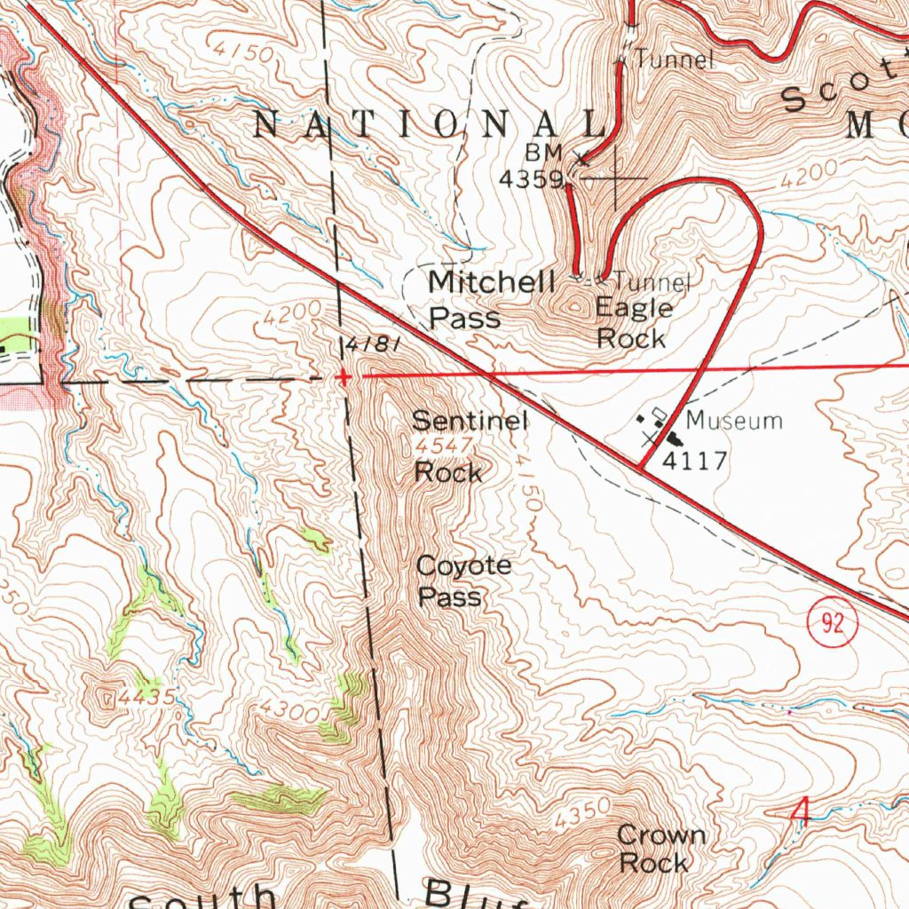 Scottsbluff South, NE (1963, 24000-Scale) Map by United States ...