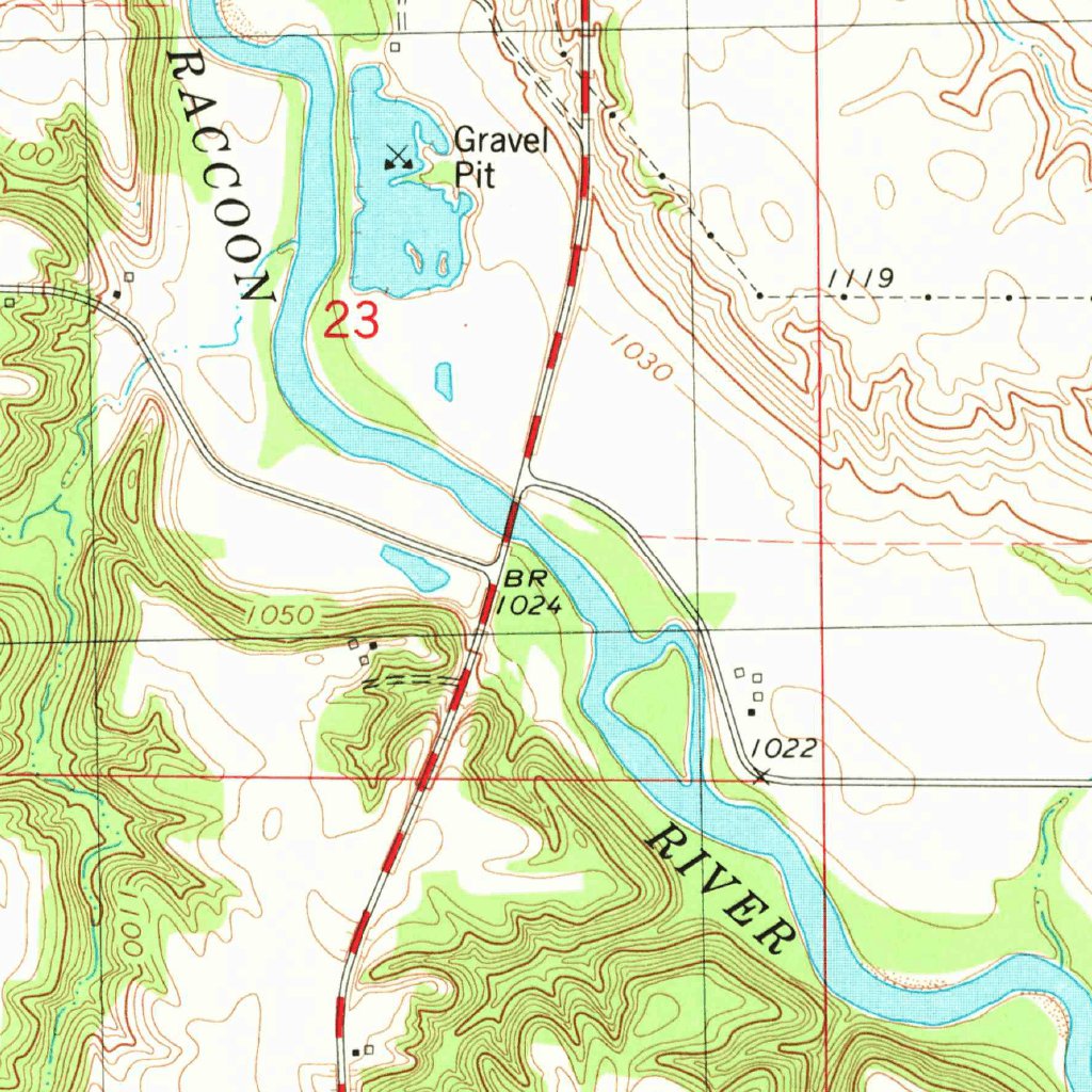 Scranton, IA (1980, 24000-Scale) Map by United States Geological Survey ...