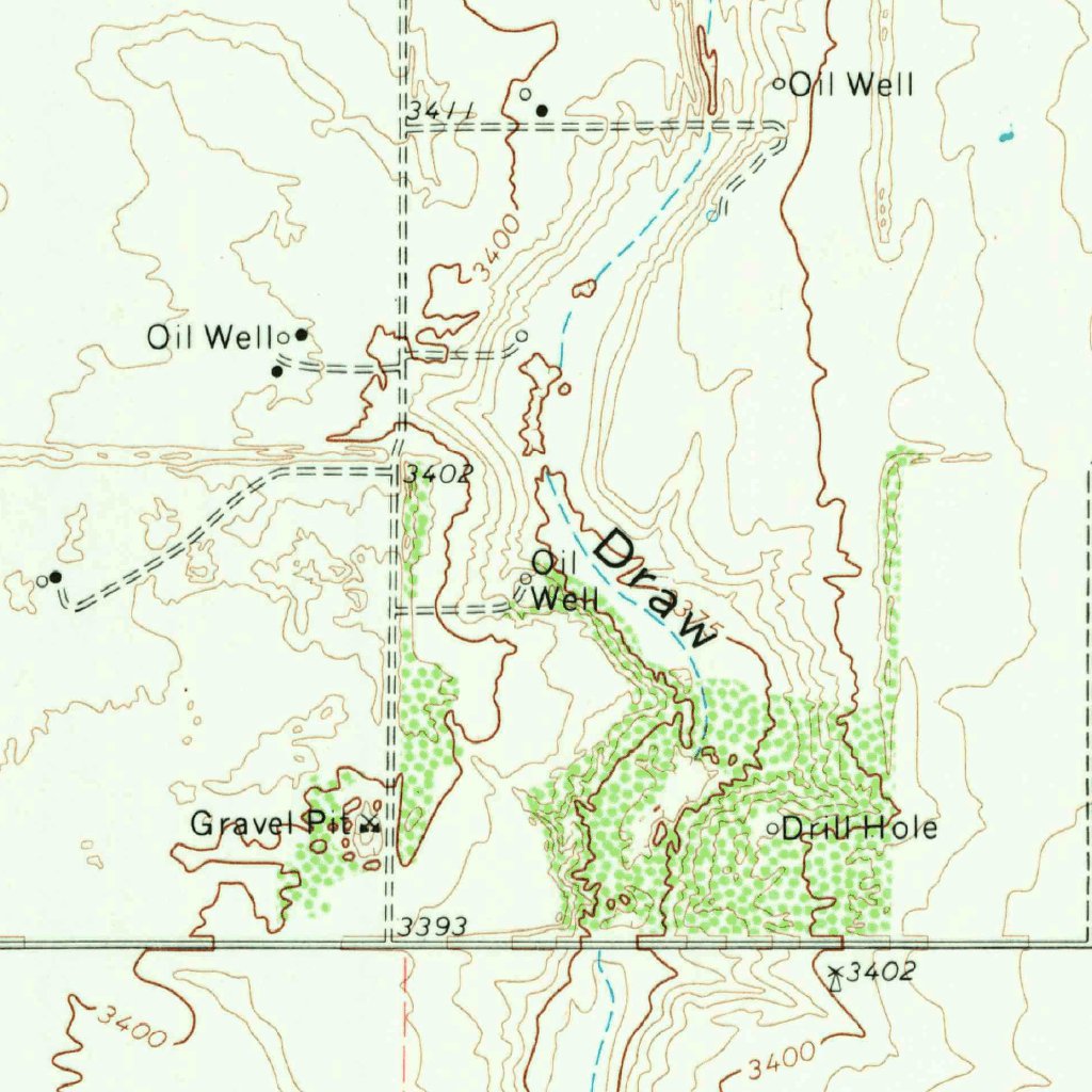 Seagraves NW, TX (1970, 24000-Scale) Map by United States Geological ...