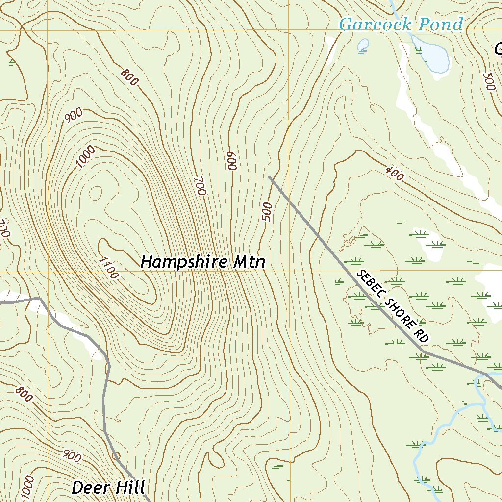 Sebec Lake West, ME (2021, 24000-Scale) Map by United States Geological ...